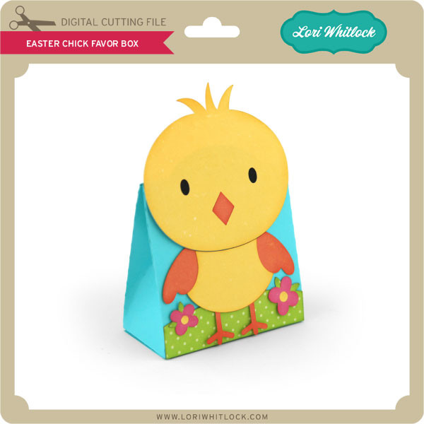 Easter Chick Favor Box - Lori Whitlock's SVG Shop