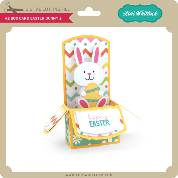 A2 Box Card Easter Bunny 2 - Lori Whitlock's SVG Shop