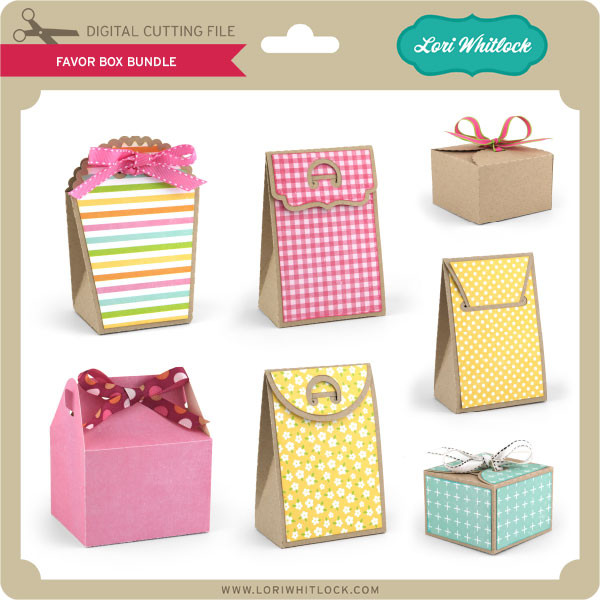 Shaped Box Card Bundle - Lori Whitlock's SVG Shop