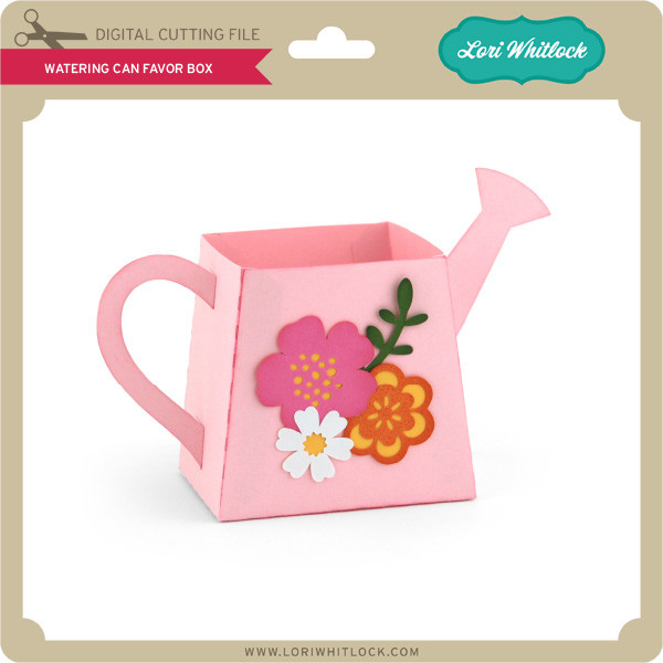 Watering Can Favor Box - Lori Whitlock's SVG Shop
