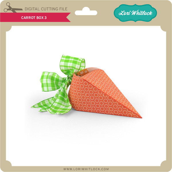 Carrot Box - Lori Whitlock's SVG Shop