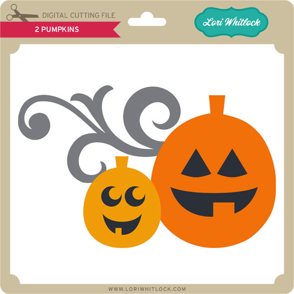 2 Pumpkins - Lori Whitlock's SVG Shop
