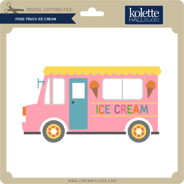 Food Truck Ice Cream - Lori Whitlock's SVG Shop