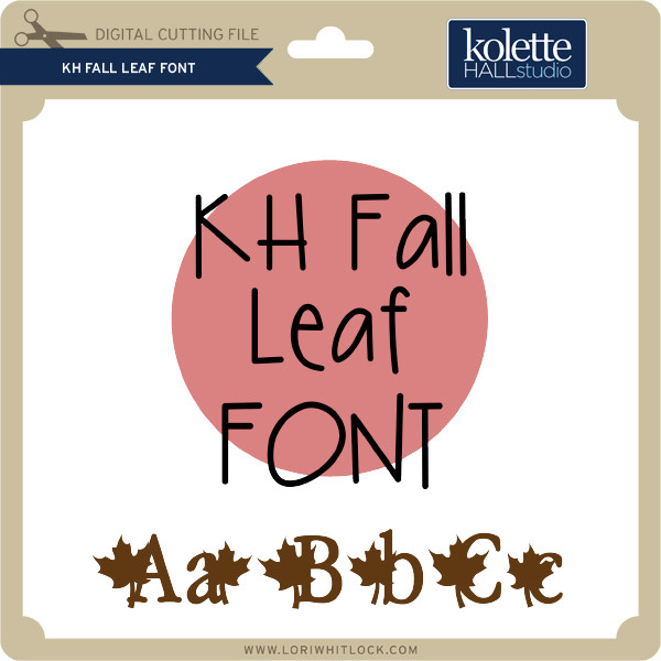 Fall Dingbats Font - Lori Whitlock's SVG Shop