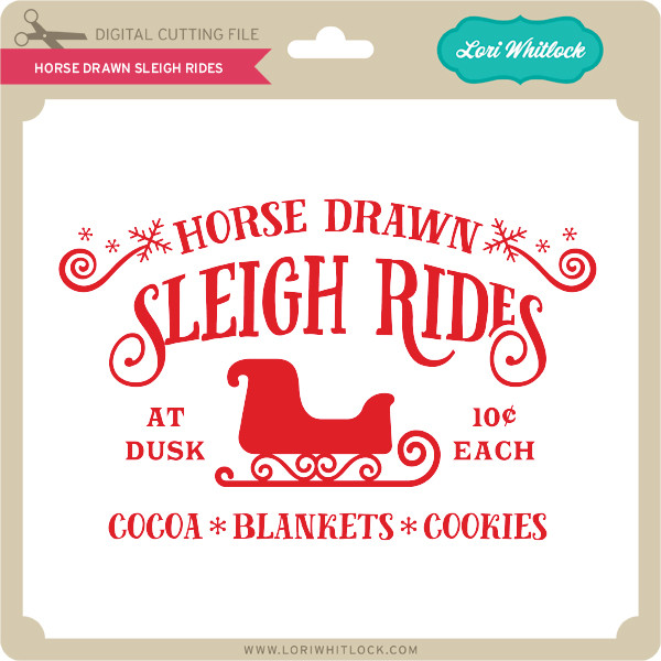 3D Frame Sleigh Rides - Lori Whitlock's SVG Shop