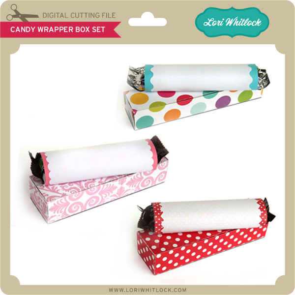 Candy Bar Wrapper Box Set 1 - Lori Whitlock's SVG Shop