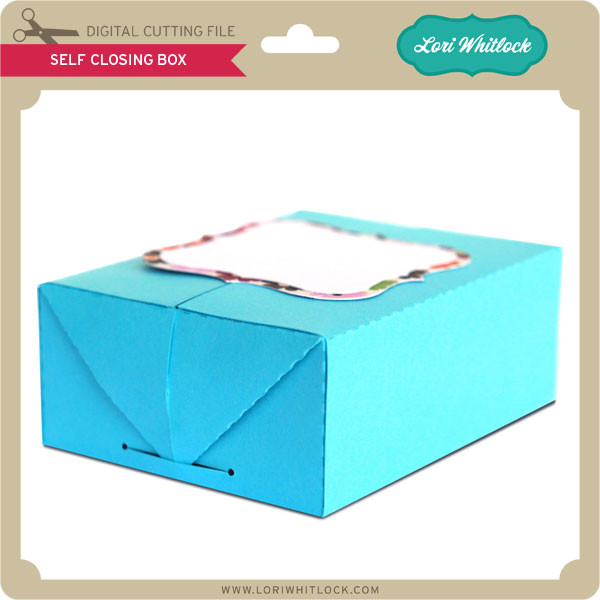 Self Closing Box 3 - Lori Whitlock's SVG Shop