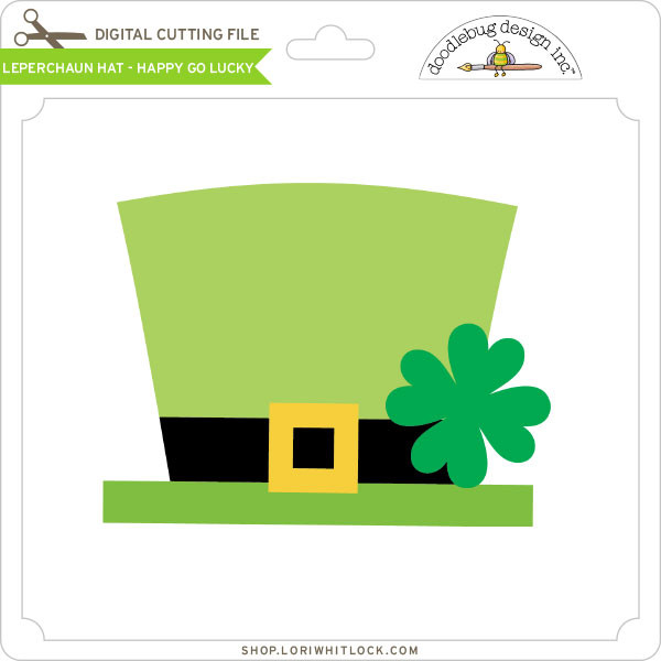 3D Leprechaun Hat - Lori Whitlock's SVG Shop