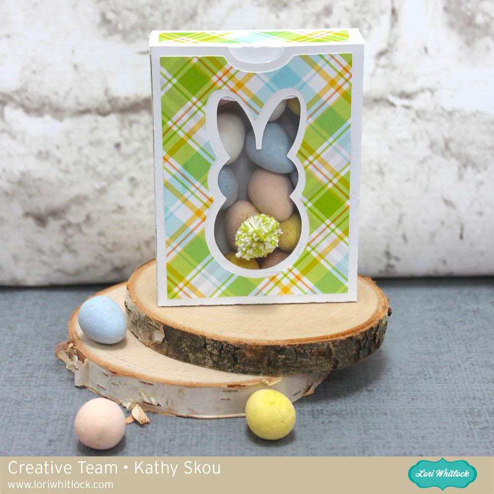 Easter Window Box Bunny - Lori Whitlock's SVG Shop