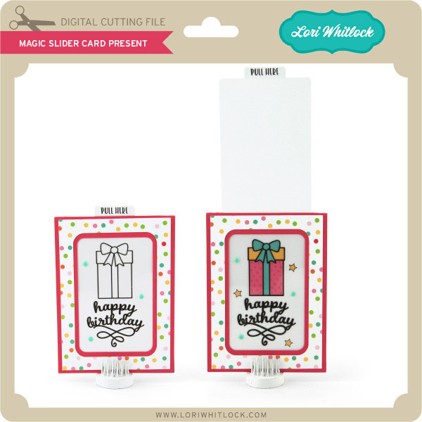 Slider Card Airplane - Lori Whitlock's SVG Shop