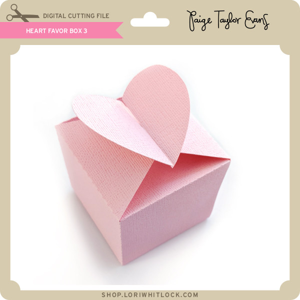 Heart Favor Box 3 - Lori Whitlock's SVG Shop