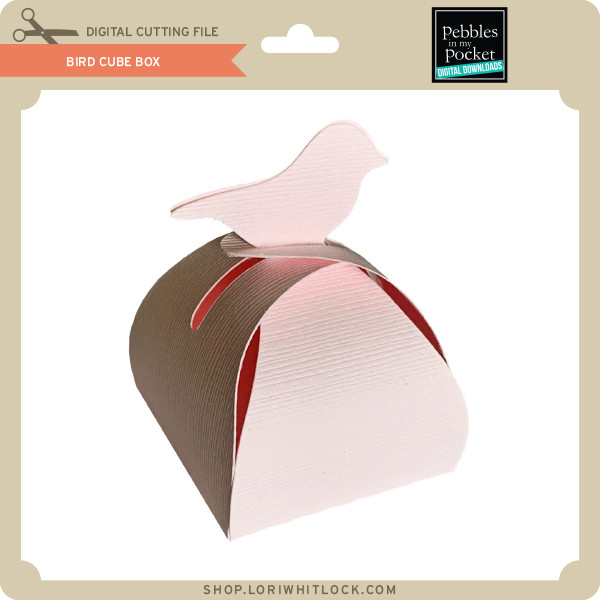 Bird Cube Box - Lori Whitlock's SVG Shop