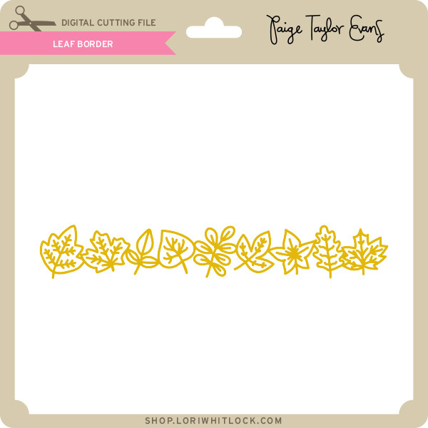 flower leaf border design