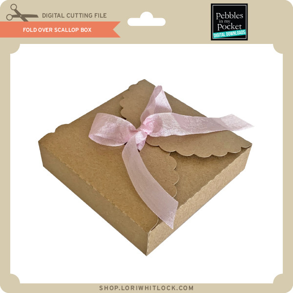 Fold Over Scallop Box - Lori Whitlock's SVG Shop