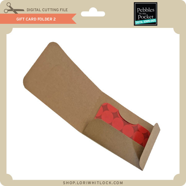 Gift Card Folder 2 - Lori Whitlock's SVG Shop