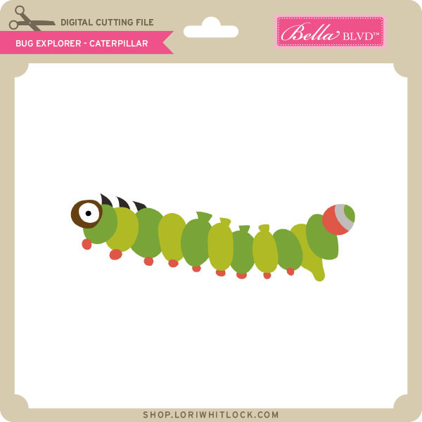 Bug Explorer 2 - Caterpillar - Lori Whitlock's SVG Shop
