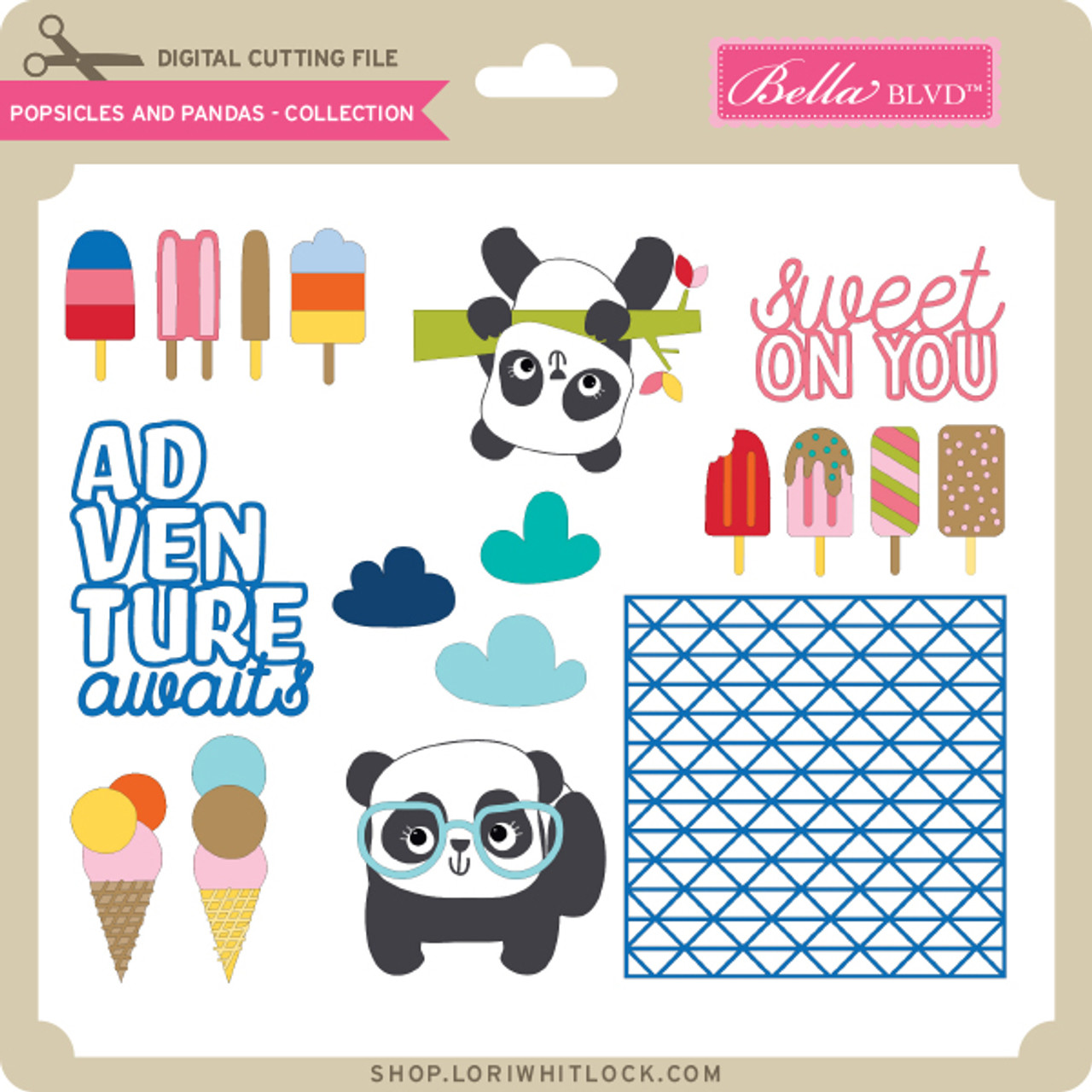 Popsicles And Pandas Collection Lori Whitlocks Svg Shop
