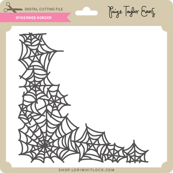 Spiderweb Border - Lori Whitlock's SVG Shop