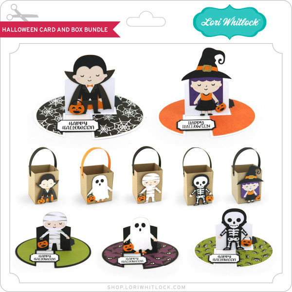 Halloween Card and Box Bundle - Lori Whitlock's SVG Shop