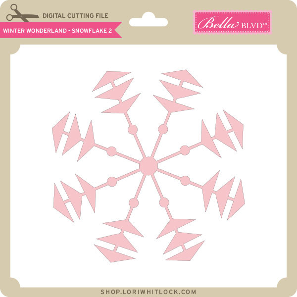 Winter Wonderland - Snowflake 2 - Lori Whitlock's SVG Shop