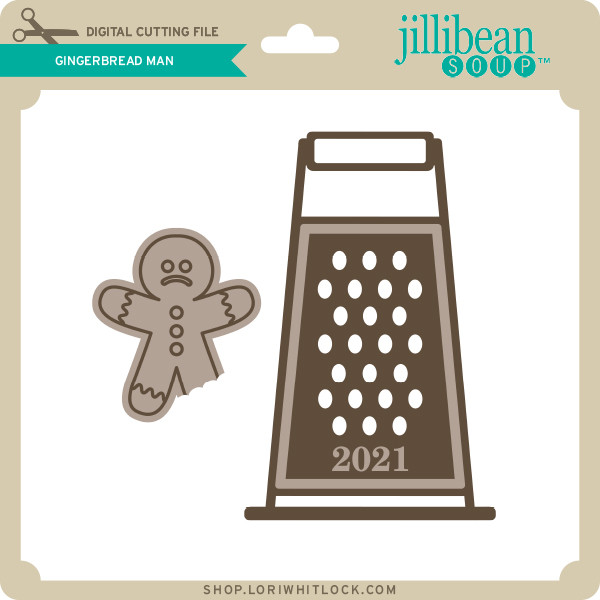 Gingerbread Man - Lori Whitlock's SVG Shop
