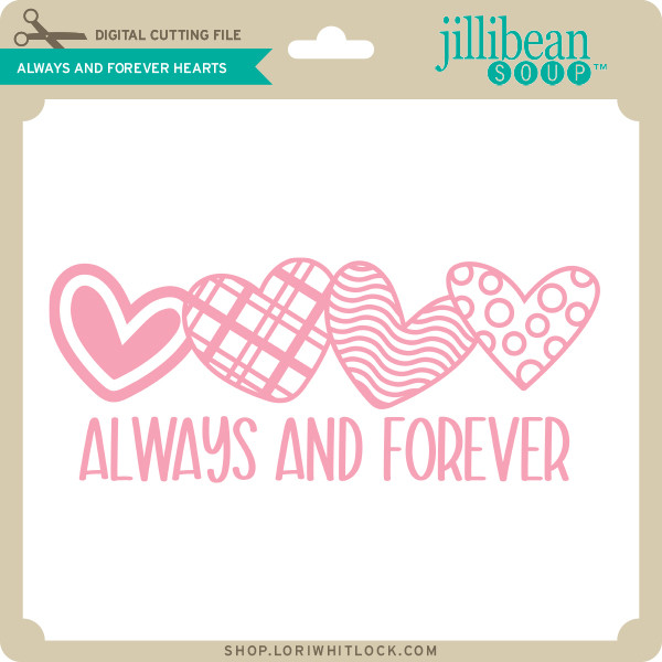 Always and Forever Hearts - Lori Whitlock's SVG Shop