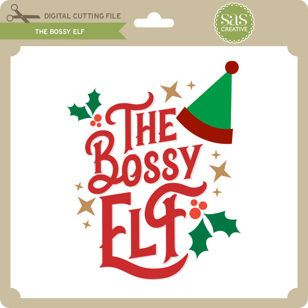 The Bossy Elf - Lori Whitlock's SVG Shop