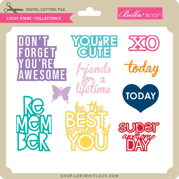 Lucky Starz - Collection 2 - Lori Whitlock's SVG Shop
