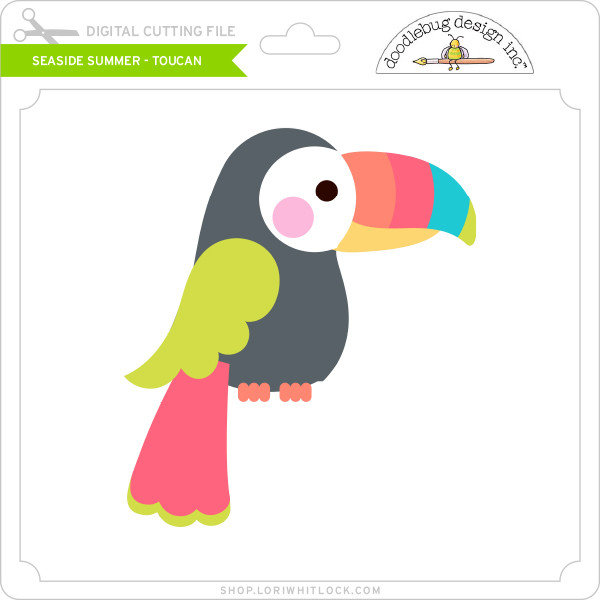 Seaside Summer - Toucan - Lori Whitlock's SVG Shop