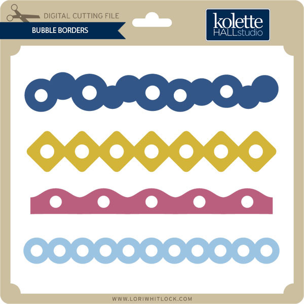 Bubble Borders - Lori Whitlock's SVG Shop