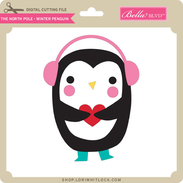 The North Pole - Winter Penguin - Lori Whitlock's SVG Shop