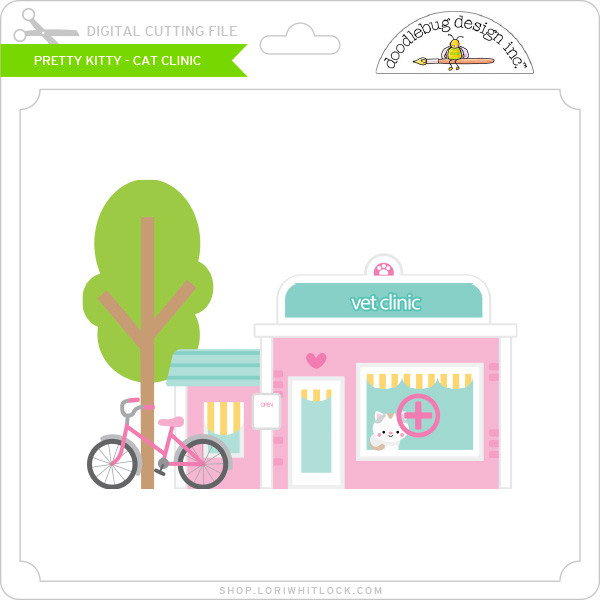 Pretty Kitty - Cat Clinic - Lori Whitlock's SVG Shop