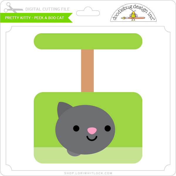 Pretty Kitty - Peek A Boo Cat - Lori Whitlock's SVG Shop