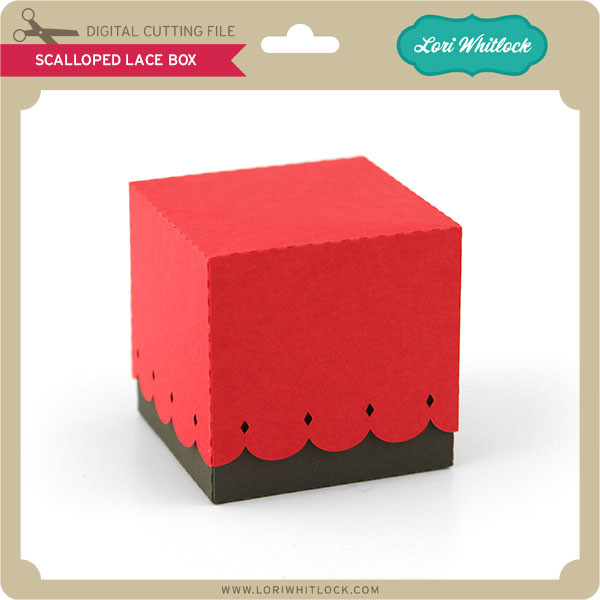 Scalloped Lace Box - Lori Whitlock's SVG Shop