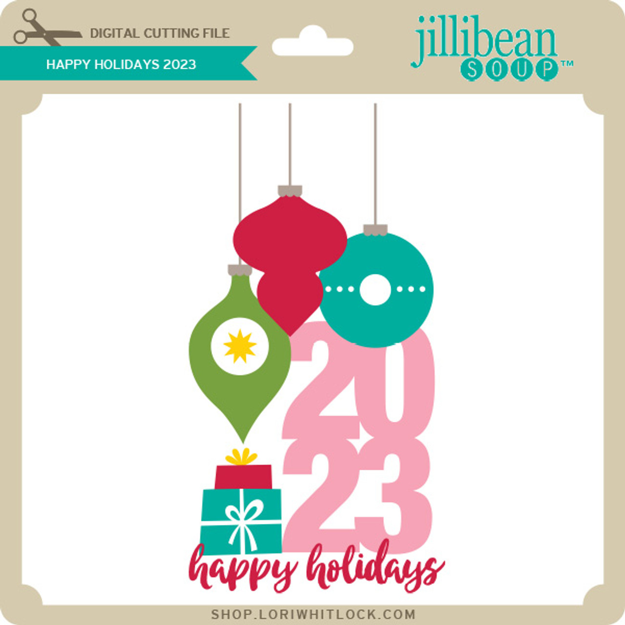 Happy Holidays 2023 - Lori Whitlock's SVG Shop
