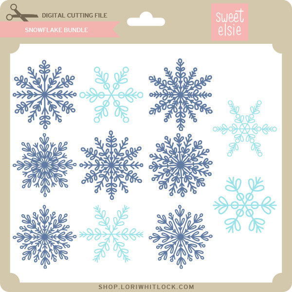 Snowflake Bundle - Lori Whitlock's SVG Shop