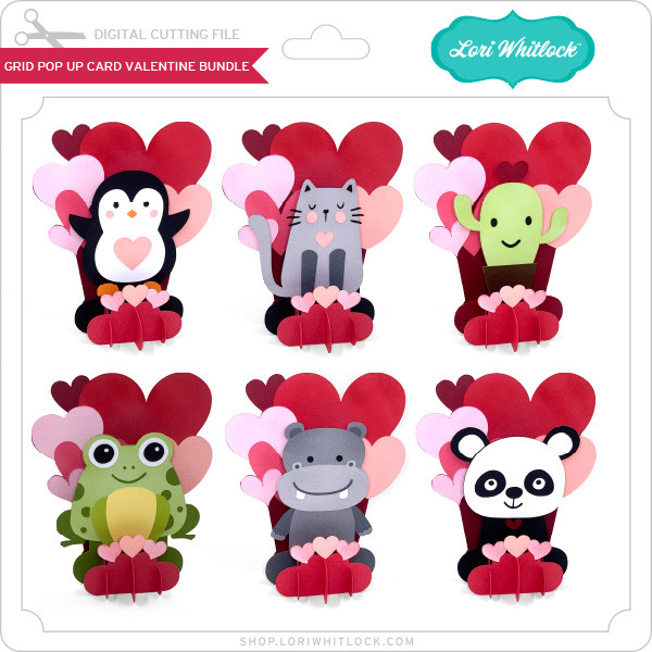 Valentine Printable Pop Up Card