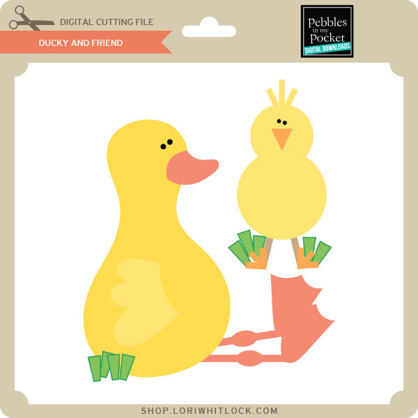 Ducky and Friend - Lori Whitlock's SVG Shop