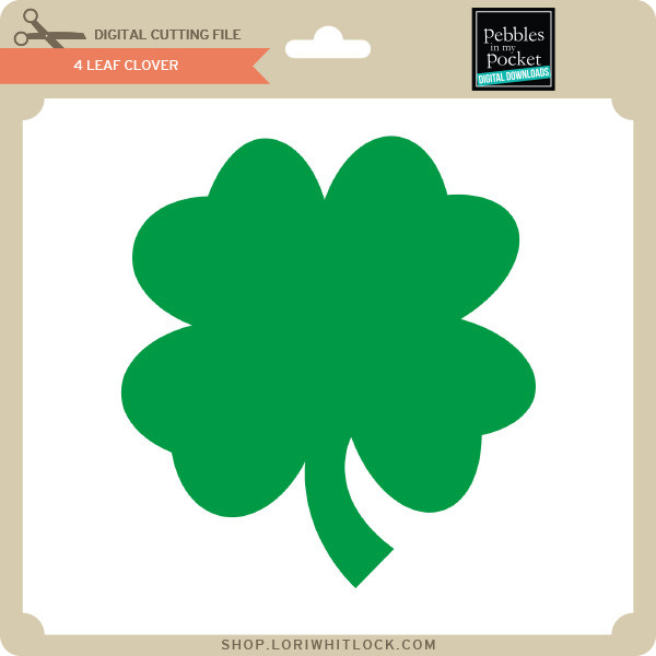 Four Leaf Clover Outline 3 Free Printable Four Leaf Clover Outlines