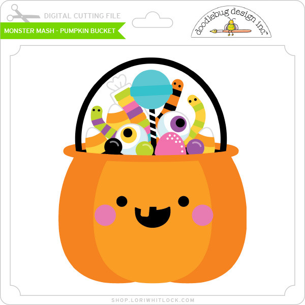 Monster Mash - Pumpkin Bucket - Lori Whitlock's SVG Shop