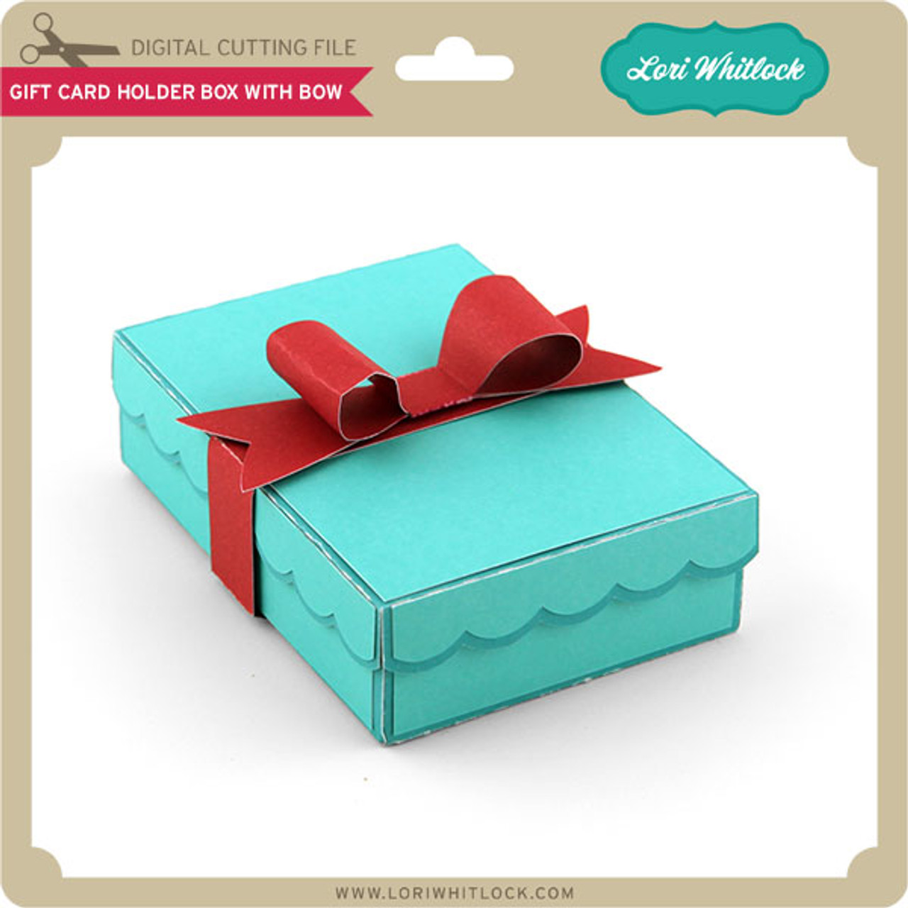 Gift Card Holder Box With Bow Lori Whitlock s SVG Shop gift-card-holder-box-with-bow-lori-whitlock-s-svg-shop
