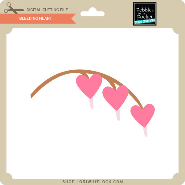 Bleeding Heart - Lori Whitlock's SVG Shop