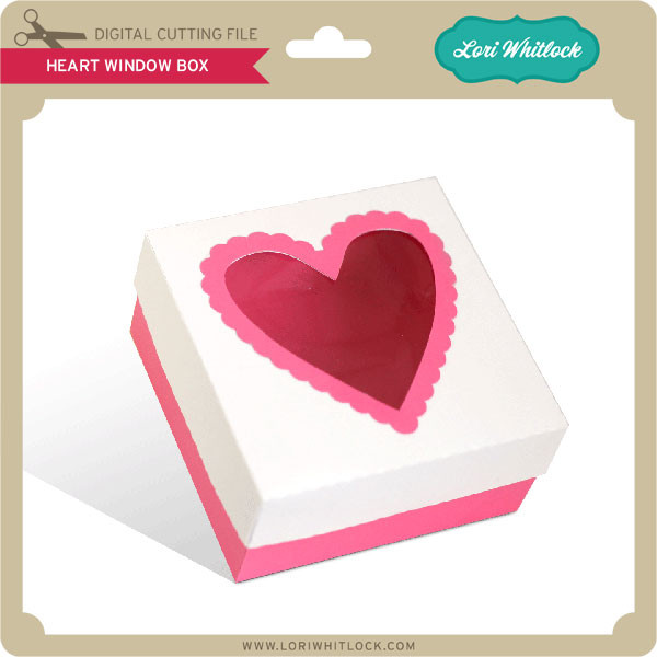 Heart Window Box - Lori Whitlock's SVG Shop