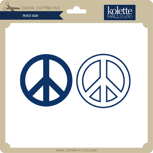 Peace Sign - Lori Whitlock's SVG Shop