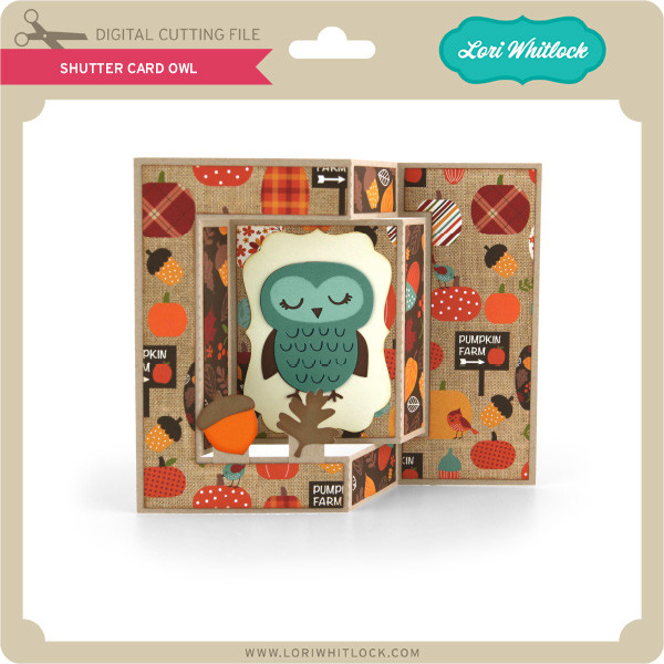 Shutter Card Center Panel Santa - Lori Whitlock's SVG Shop