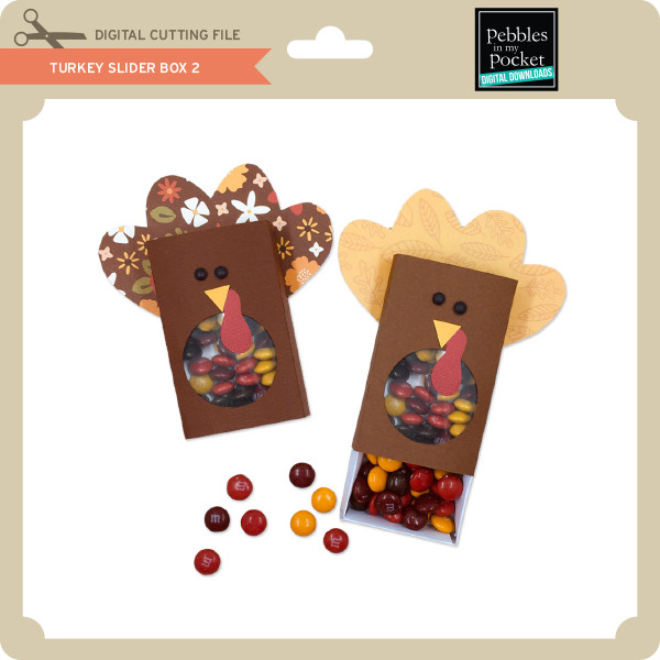 Slider Window Card Turkey - Lori Whitlock's SVG Shop