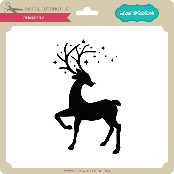 A2 Reindeer Envelope - Lori Whitlock's SVG Shop