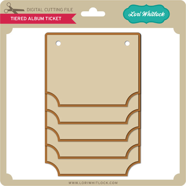 Tiered Album Scallop - Lori Whitlock's SVG Shop