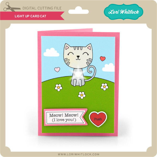 Light Up Card Lighthouse - Lori Whitlock's SVG Shop