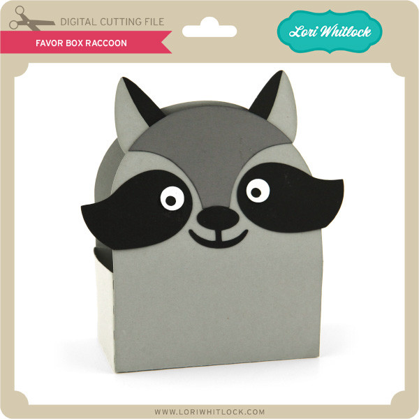 Belly Box Raccoon - Lori Whitlock's SVG Shop